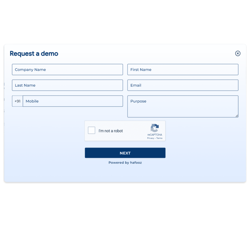 hafooz Web Forms | Capture Customer Data Seamlessly